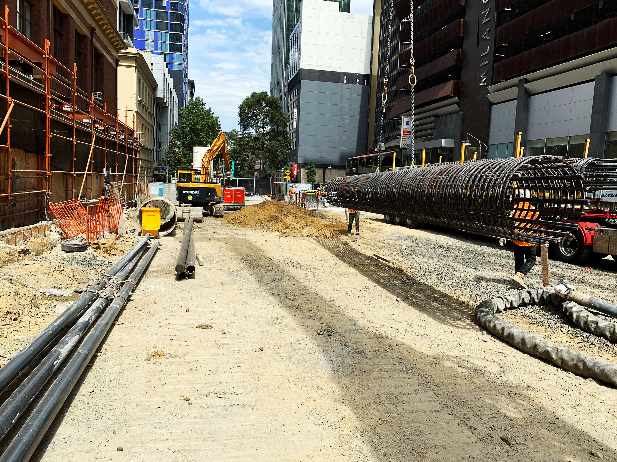 Melbourne Metro Tunnel Project, West Franklin St